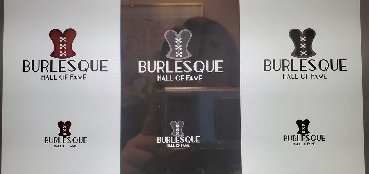 Final Burlesque Hall of Fame logo redesign | by Hannah Flynn | Medium