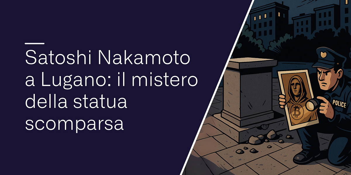 Satoshi Nakamoto a Lugano: il mistero della statua scomparsa | by Conio ...