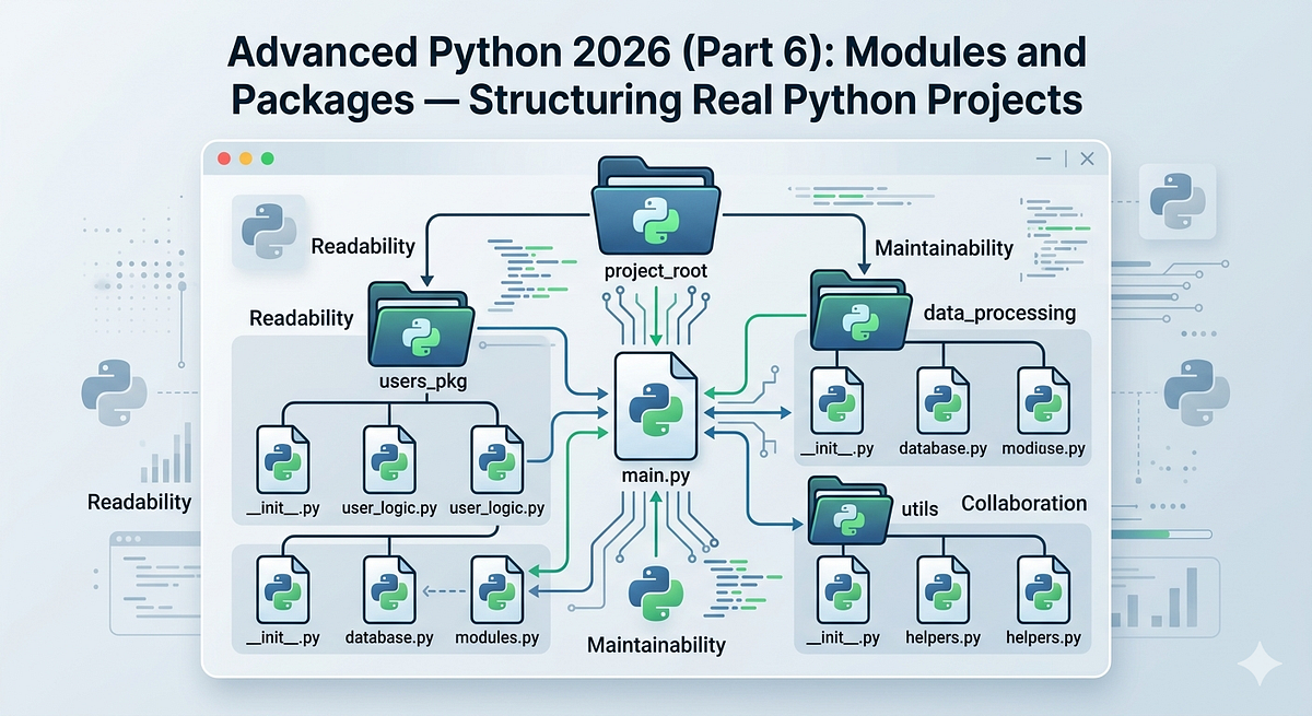 Advanced Python 2026 (Part 6): Modules and Packages — Structuring Real ...