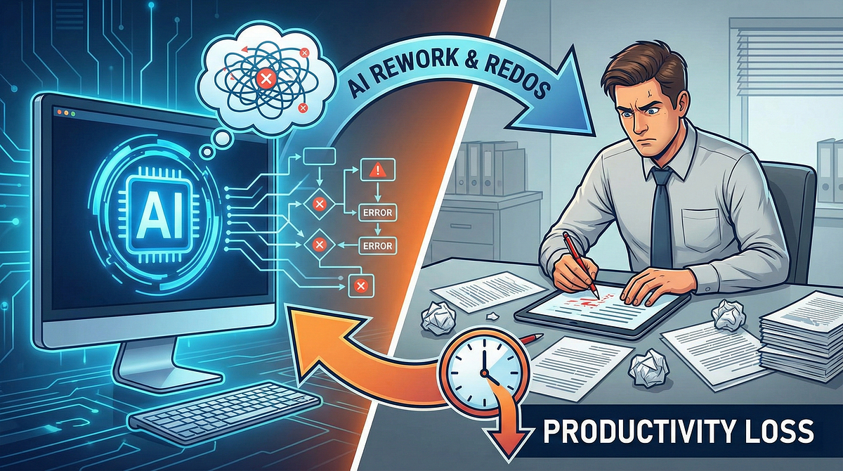 Why are AI reworks and redos reducing workplace productivity? | by Jim ...