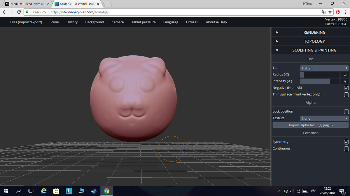 SculptGL | by Miriam López Reyna | Medium