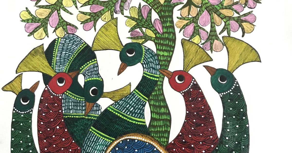 Demystifying Gond art and significance of trees? | by Rooftop App | Medium