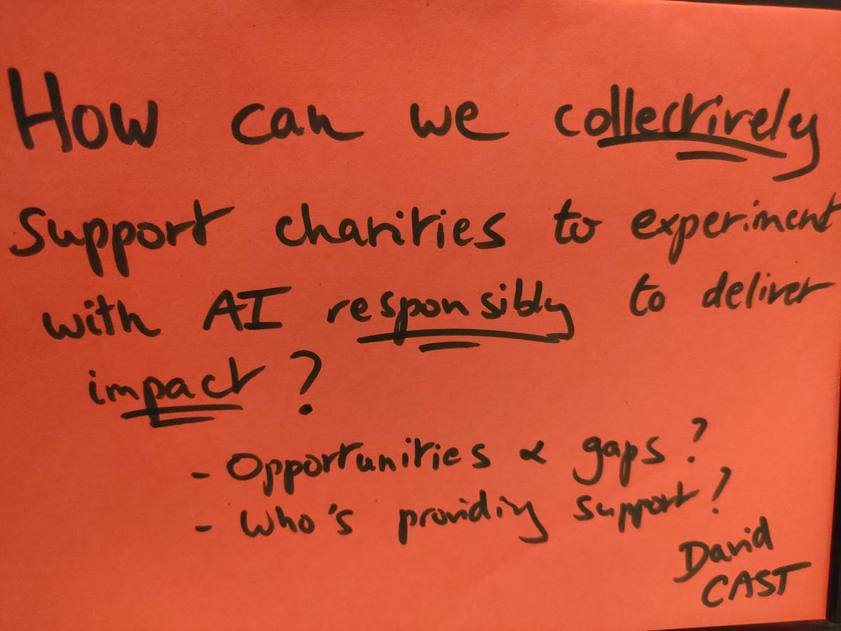 How can we support charities to experiment with AI responsibly to ...