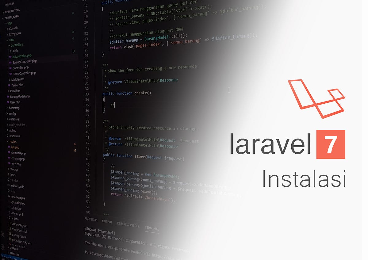 LARAVEL 7 | Instalasi Laravel di Windows 10 | by Gedetikapermana | Medium