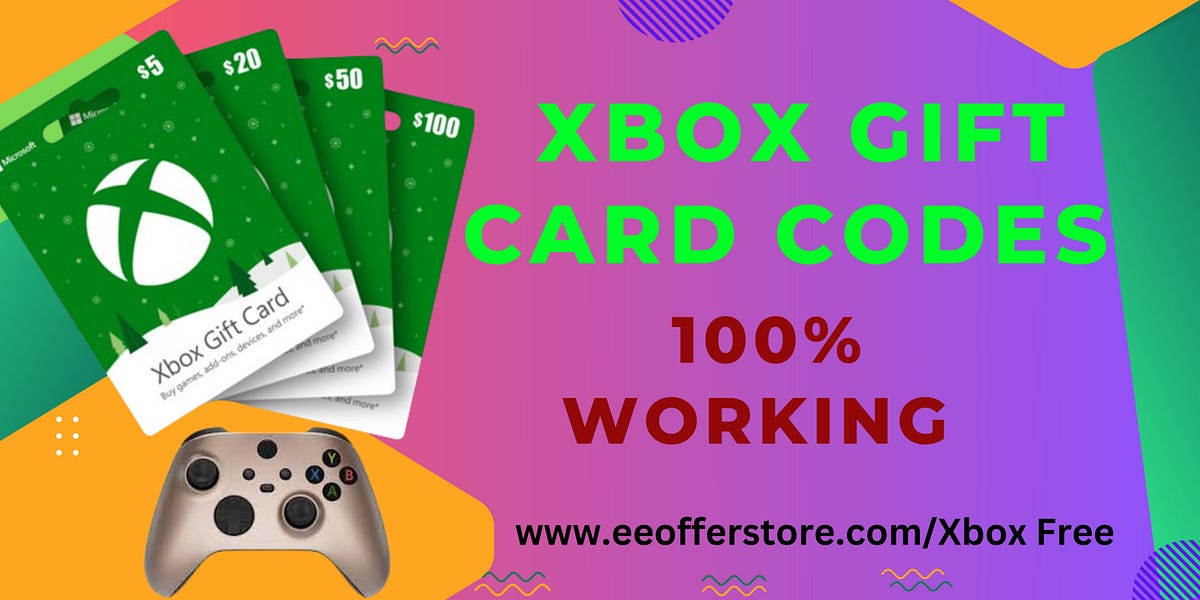 Free Xbox Gift Card Monster Codes^^^ Xbox Gold Live Code ️Free Xbox ...