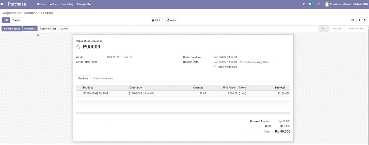 Tutorial Odoo 14 : Procure to Pay | by Rayhan Maulana Akbar | Medium