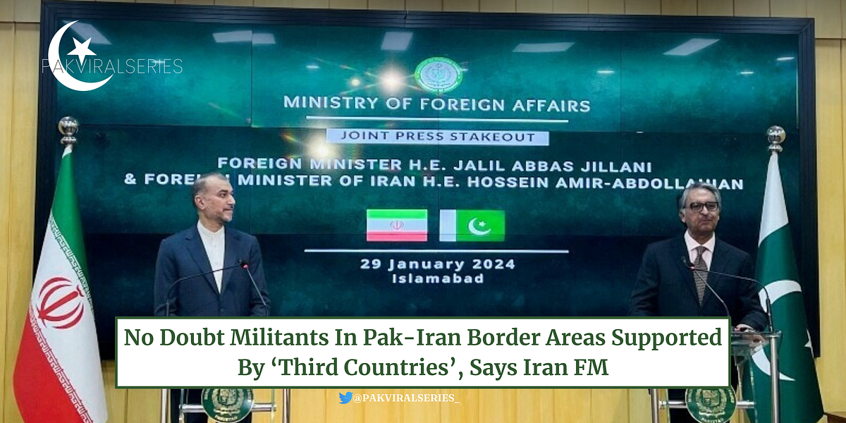 Iran and Pakistan Address Border Security and Cooperation Amidst Rising ...