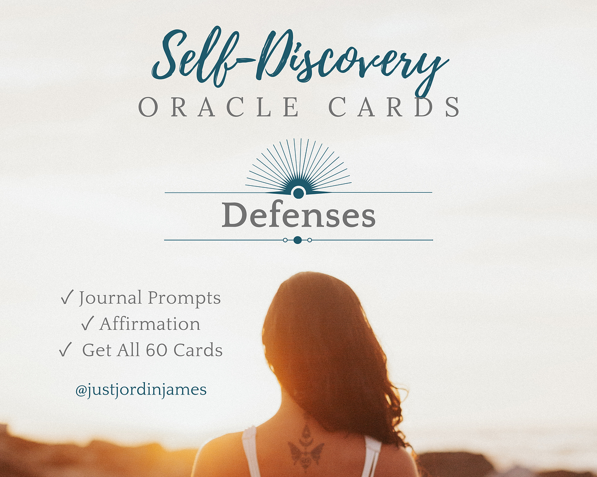 Defenses: Self-Discovery Card. Behind every defense mechanism is a ...