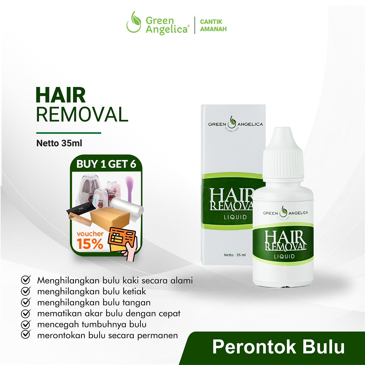 Hair Removal Liquid Perontok Bulu Permanen | by Cantikamanah | May ...