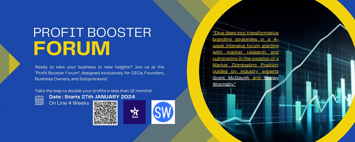 Revolutionary ‘Profit Booster Forum’ Spearheaded by Grant McGaugh and ...