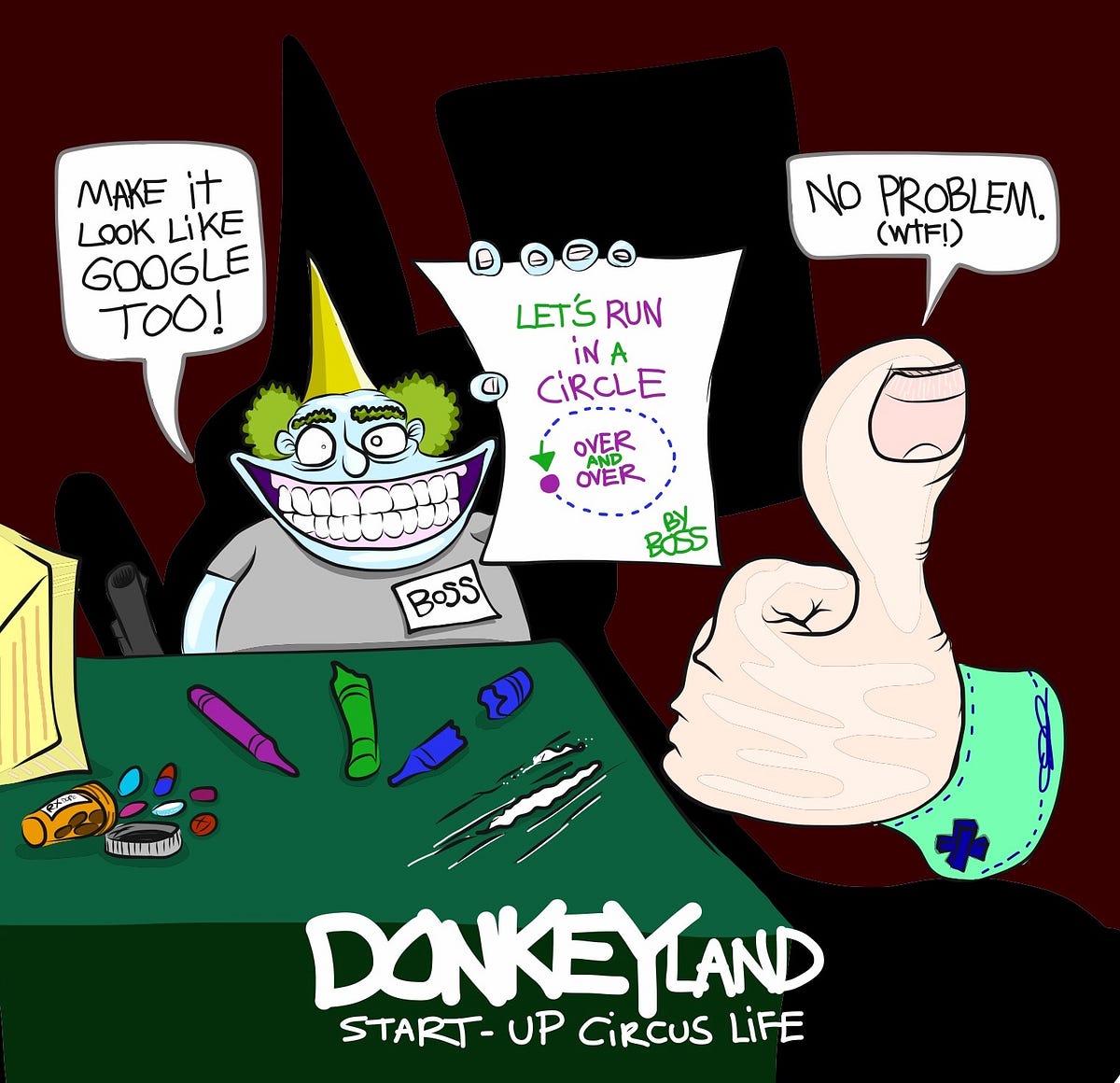 DONKEYland START-UP : Circus Life : 001 | by madMELO | Medium