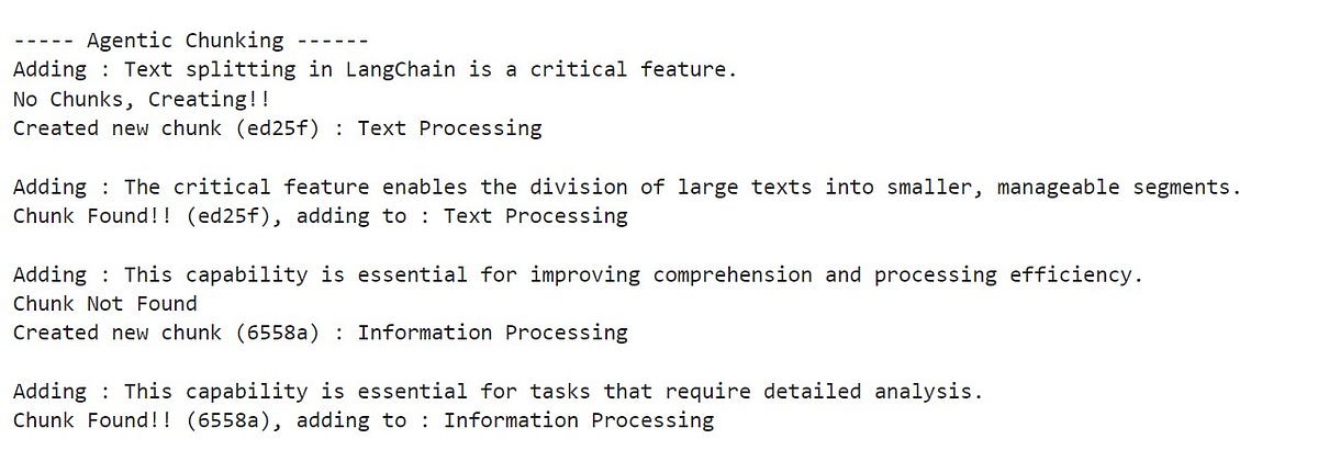 Agentic Chunking without LangChain | by Ranjith JS | Medium