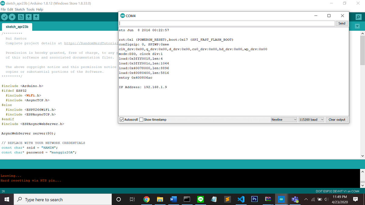 Input Data ke HTML Form dengan ESP32 | by Madiha Ainayya | Medium