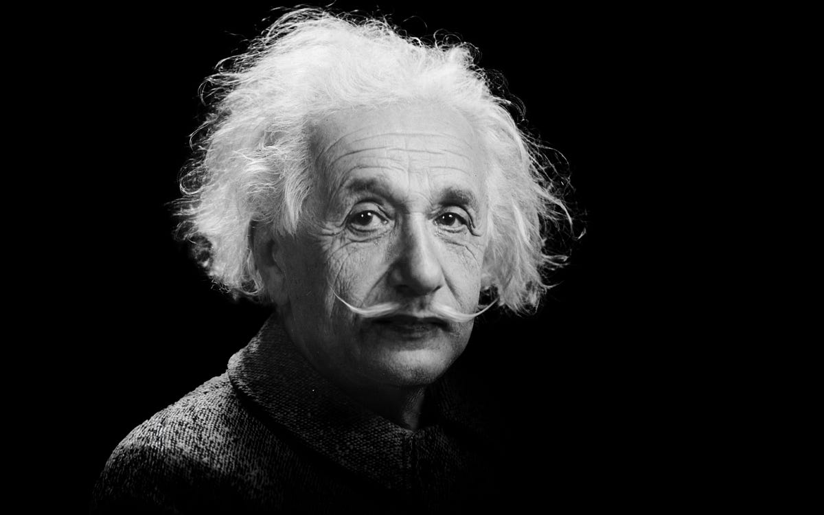 Albert Einstein Mustache