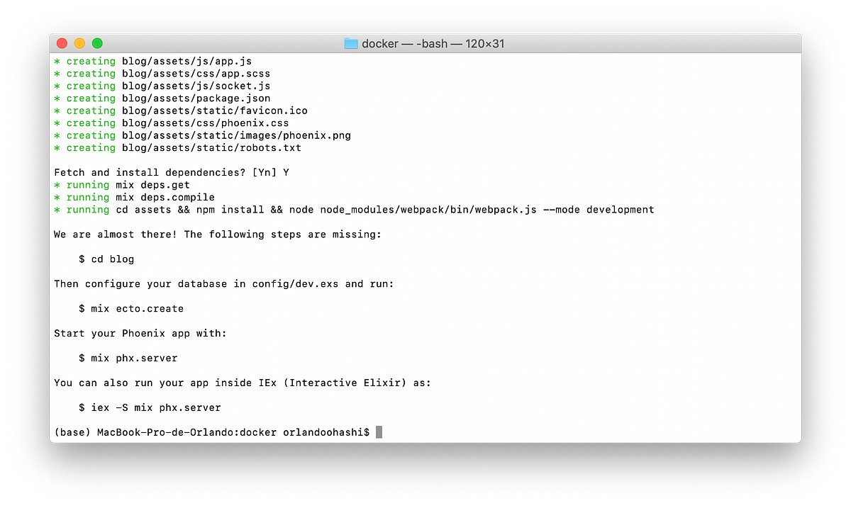 Deploy de um CRUD Elixir/Phoenix no DigitalOcean utilizando Docker | by Orlando Ohashi | Medium