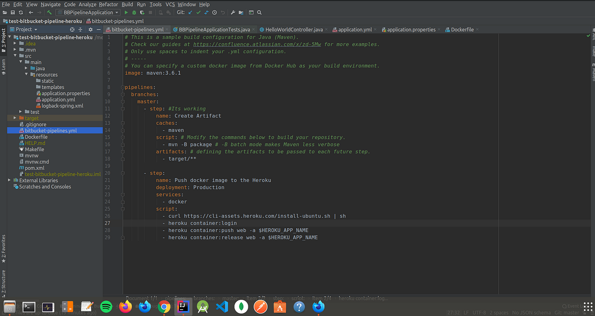 Bitbucket-Pipeline: Como fazer deploy de imagem docker no Heroku utilizando SpringBoot | by ...