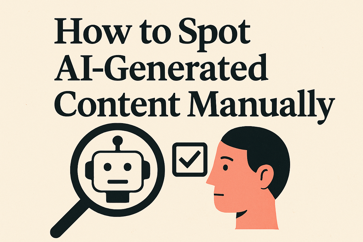 How to Manually Spot AI-written Contents, When the Detectors Fail? | by ...