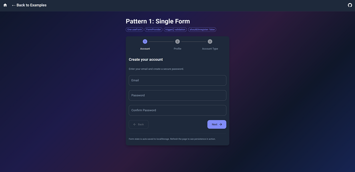 Multi-step Forms With Zod + React Hook Form: Patterns That Actually ...