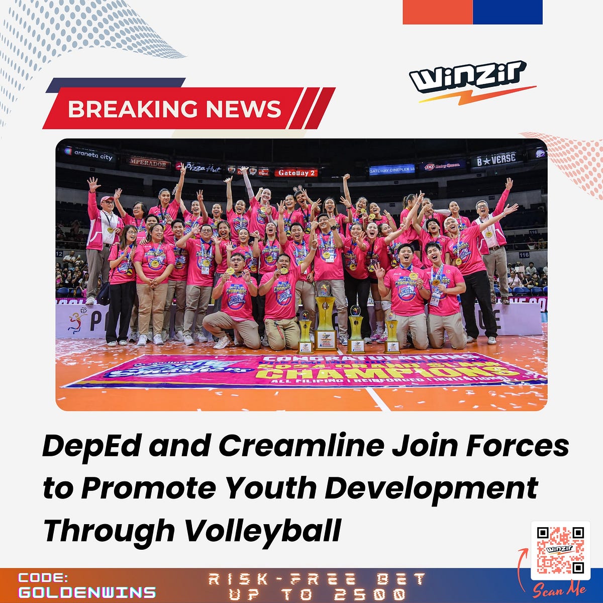 Creamline Cool Smashers and DepEd Launch Grassroots Volleyball Program ...