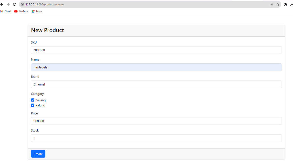 C-R-U-D Creation With LARAVEL Application | by Nindadela | Nov, 2023 | Medium