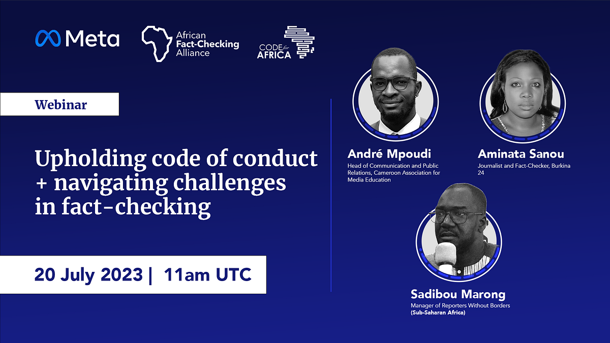 Upholding code of conduct and navigating challenges in fact-checking ...