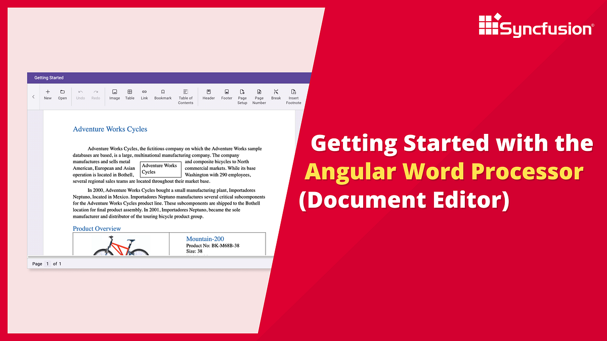 Getting Started with the Angular Word Processor (Document Editor) | by Arun Raj | Medium