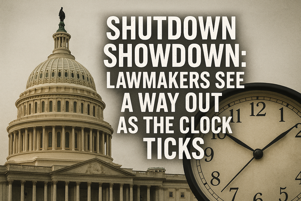🔔 Shutdown Showdown: Lawmakers See a Way Out — as the Clock Ticks | by Palmetto Lyfe News Group ...