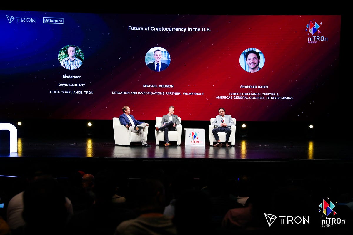 niTROnSummit 2019 ライブ要約 — part4. WilmerHaleのパートナーMichael… | by TRON DAO ...