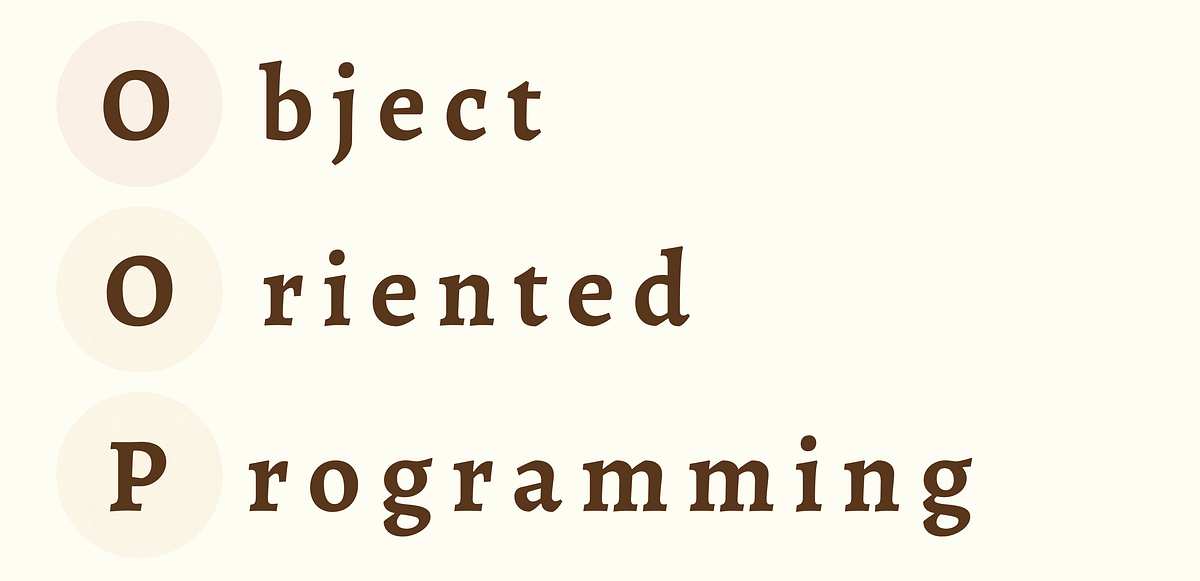 A Quick Look into OOP. Have you ever wondered how modern… | by Rashmi ...