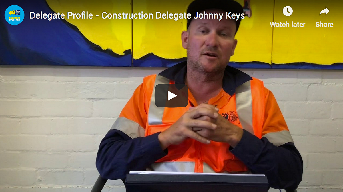 Delegate Profile — Construction Delegate Johnny Keys | by AWU_Victoria ...