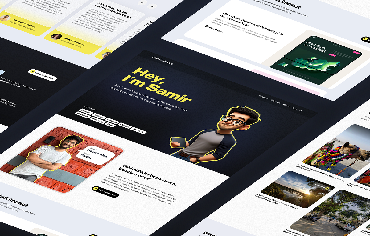 🎯 Designing My UX Portfolio: A Personal Journey in Bold, Clean ...