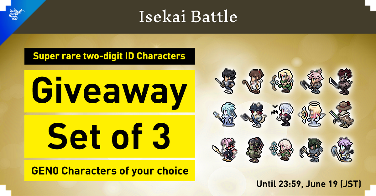 #286: Fully On-Chain Game “Isekai Battle” Character NFT (GEN0) Giveaway ...