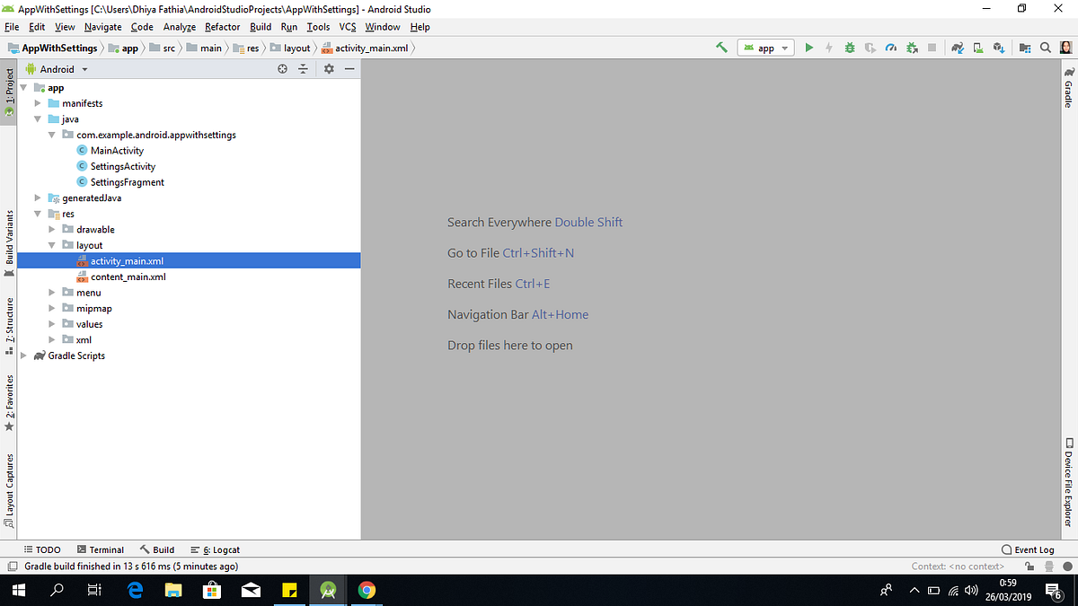 ANDROID FUNDAMENTALS 09.2 : APP SETTINGS | by Dhiya Fathia | Medium