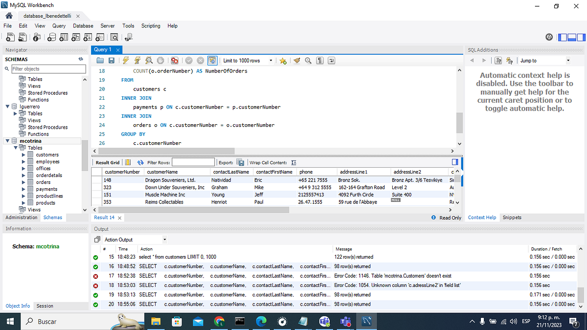 Bases de datos relaciones — Entrega 1 - Lucio Benedettelli - Medium