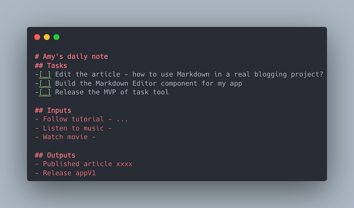 Why I Choose Markdown Over Rich Text Editor to Write My Notes as a ...