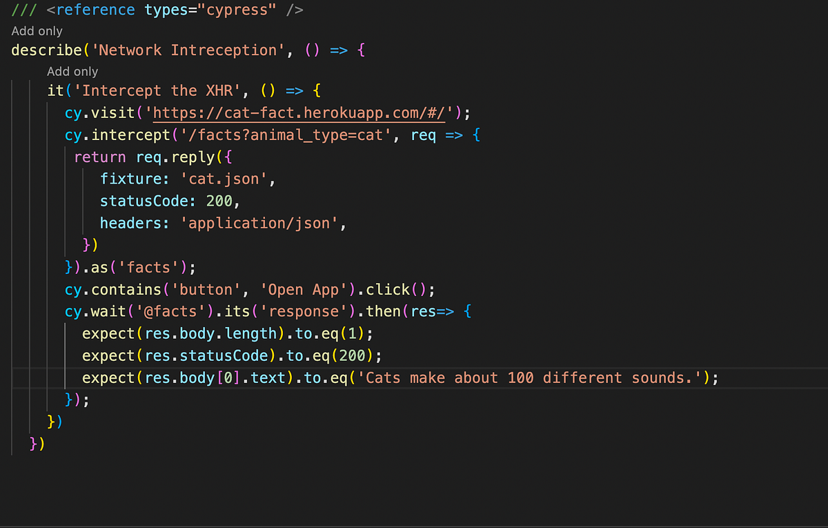 Network Interception In Cypress. In this tutorial we will focus on how… | by Mohd Jeeshan | Medium