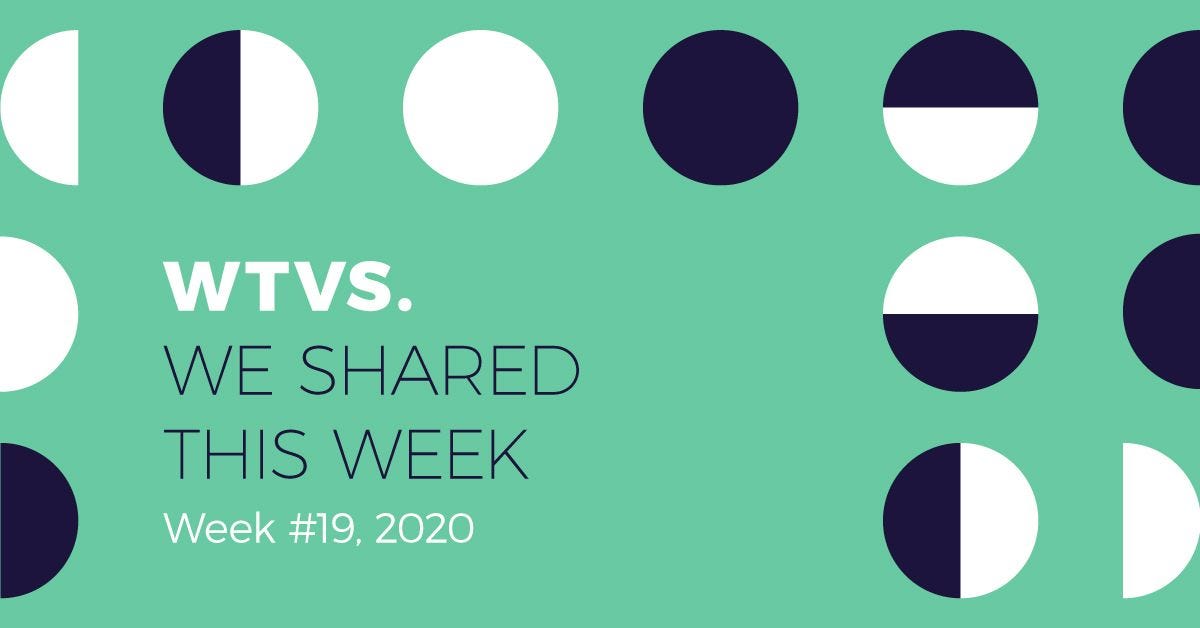 WTVS. We Shared This Week: #19. We share a pretty serious amount of ...