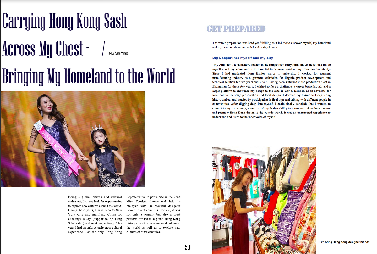 Carrying Hong Kong Sash Across My Chest — Bringing My Homeland to the ...