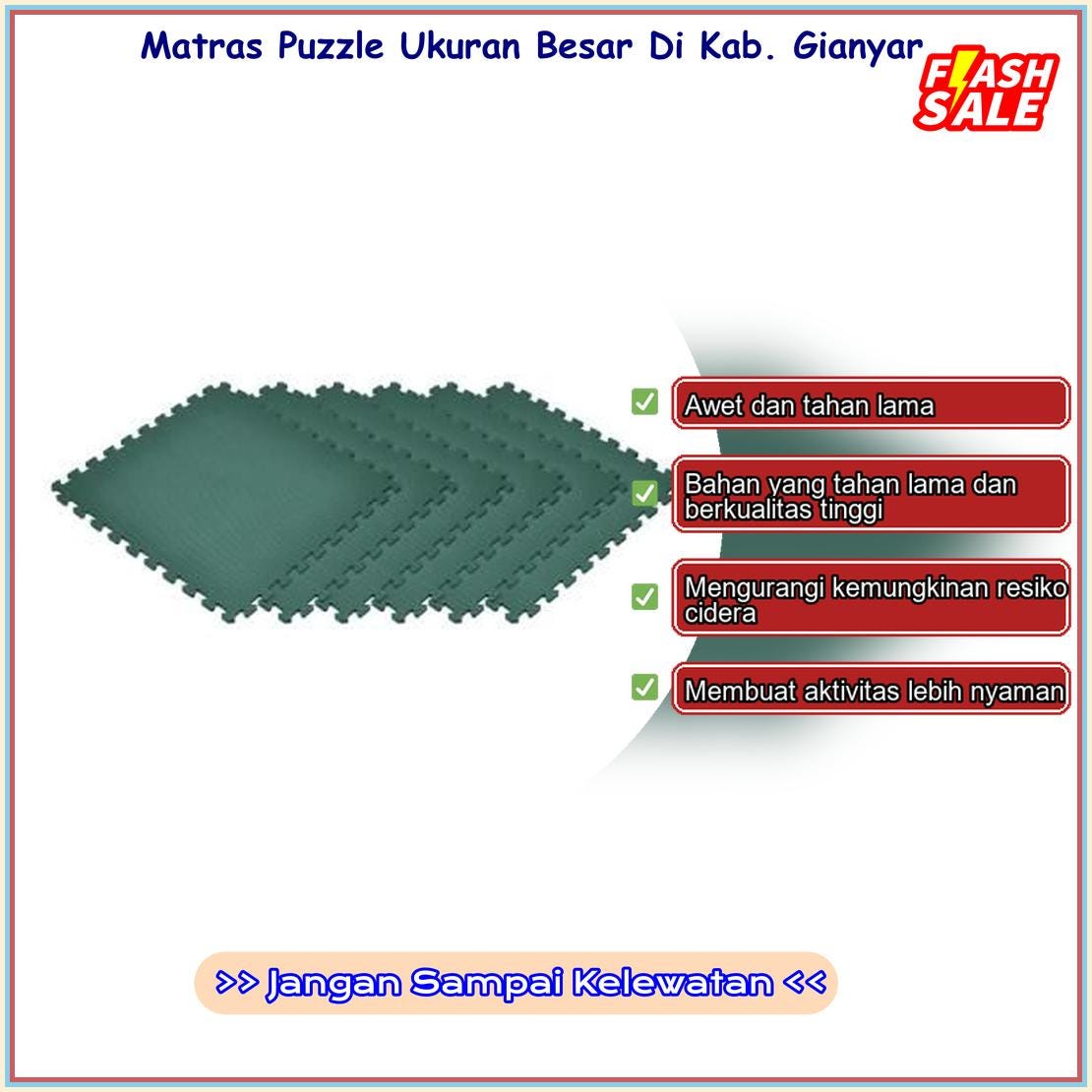 Matras Puzzle Ukuran Besar Di Kab Gianyar - Matras Puzzle Tebal - Medium