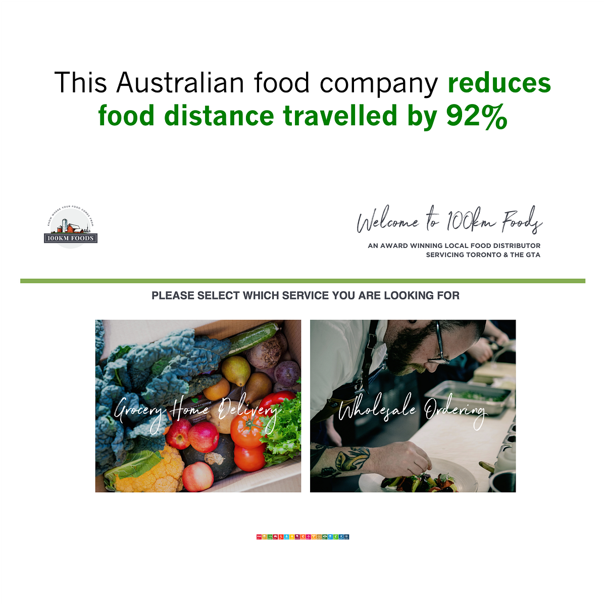 100km foods • Exciting project reducing food kms travelled by 92%. | by ...
