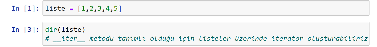 Python’da Iteratorlar ve Generatorlar | by Sibel Özlem Gül | Medium