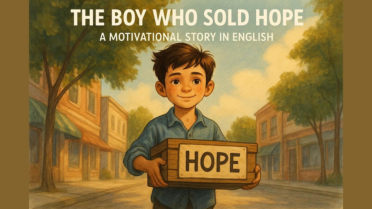 The Boy Who Sold Hope — A Motivational Story in English | by ...