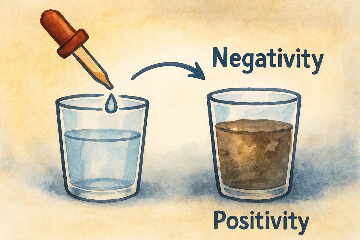 How Much Positivity Does It Really Take to Turn Off Negativity? | by ...