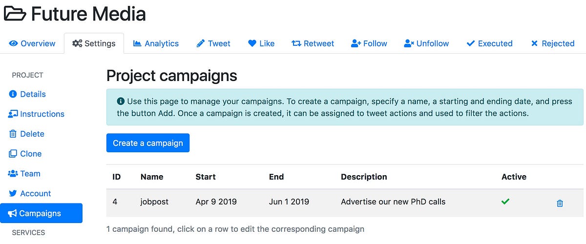 Adesso si possono associare i tweet alle campagne in Pokedem | by Claudio Giuliano | Medium
