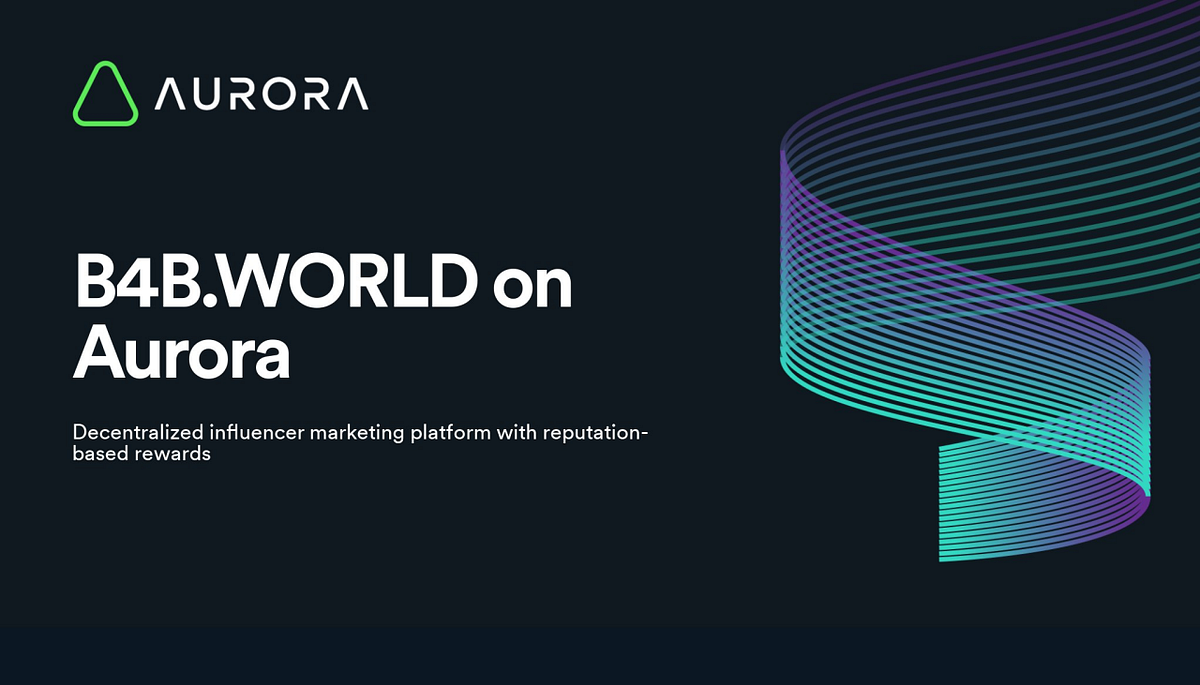 B4B received a grant from Aurora! | by B4B.world | Medium