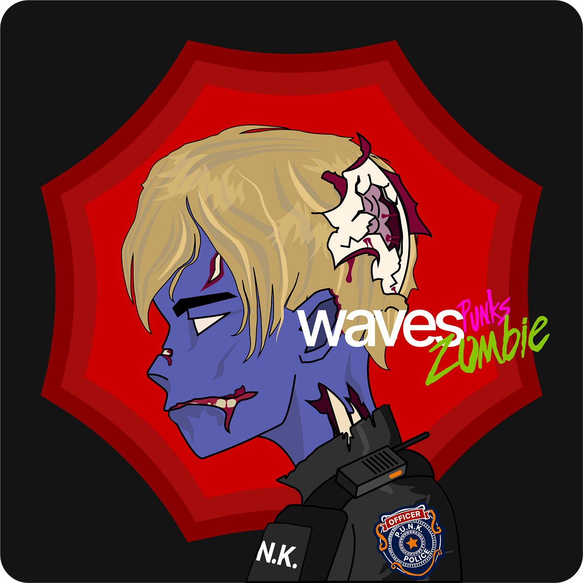 SUPER-RARE… UMBRELLA? - Waves Punks Verse - Medium