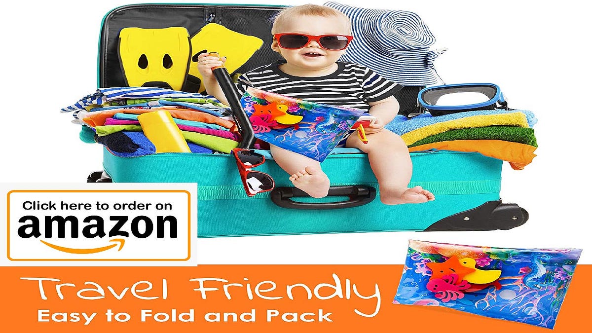 Splashin ‘Kids Inflatable Tommy Time Premium Water Settle Infants and ...
