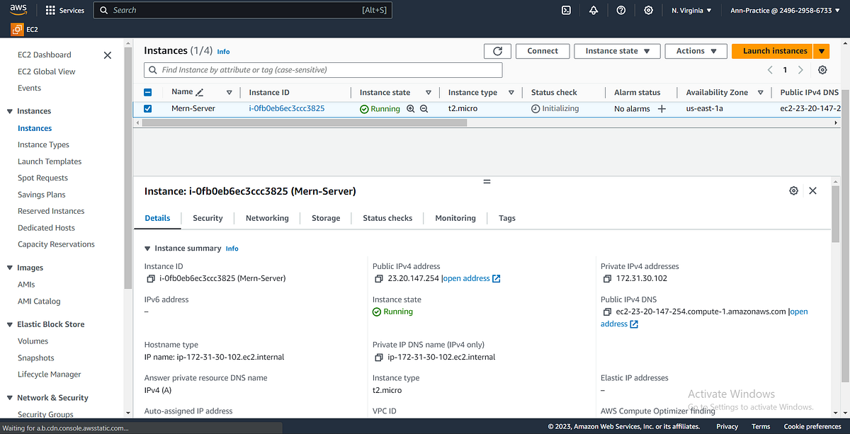 Deploying a MERN Stack Application on AWS Server | by Ann Anidumaka | Medium