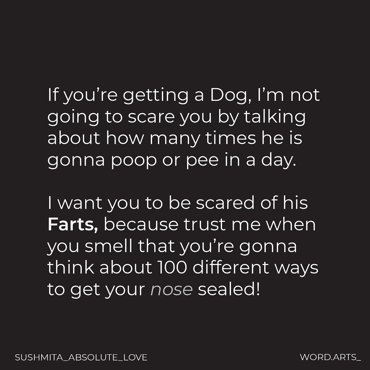 Dog FARTS! - Sushmita biswas - Medium