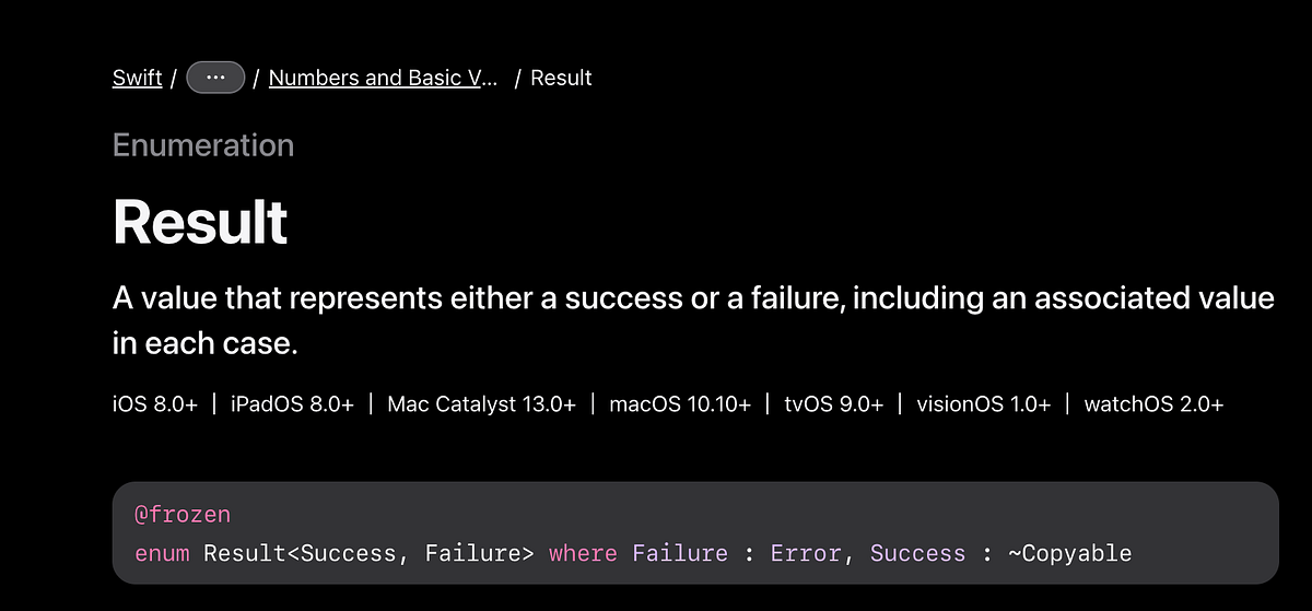 Understanding Result in Swift.. Swift is a powerful and intuitive… | by Harsha Agarwal | Jul ...